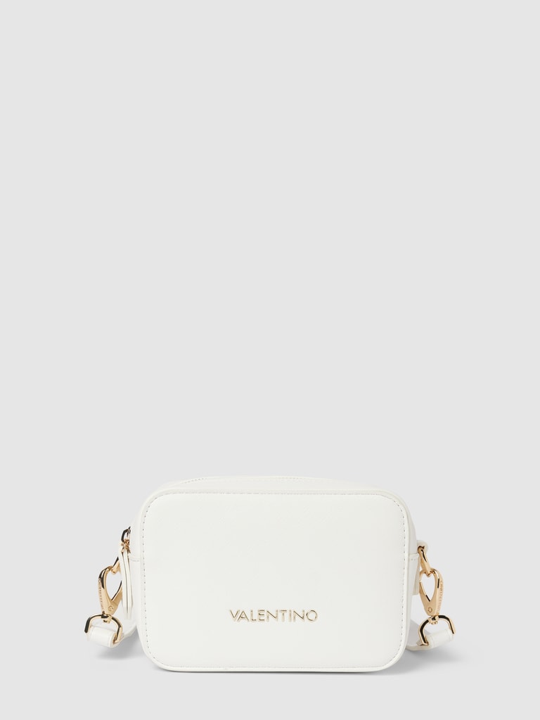 VALENTINO BAGS Schoudertas met labelapplicatie, model 'ZERO' in wit ...