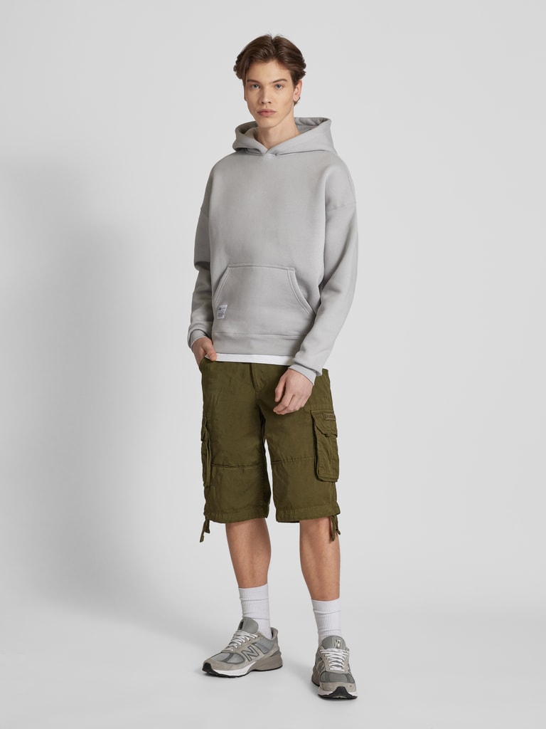 Alpha Industries Regular Fit Cargoshorts mit Tunnelzügen Modell 'JET ...
