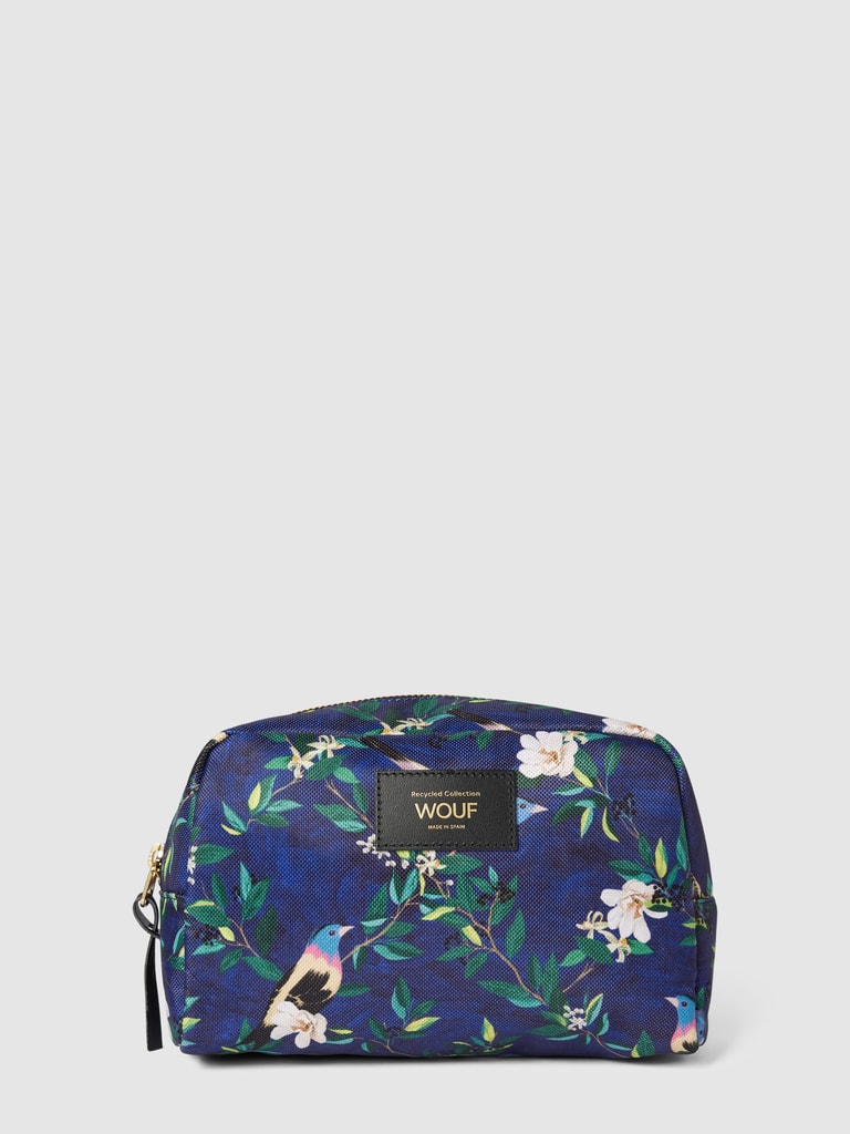 WOUF Make-uptasje met all-over motief, model 'Malu' in marineblauw ...