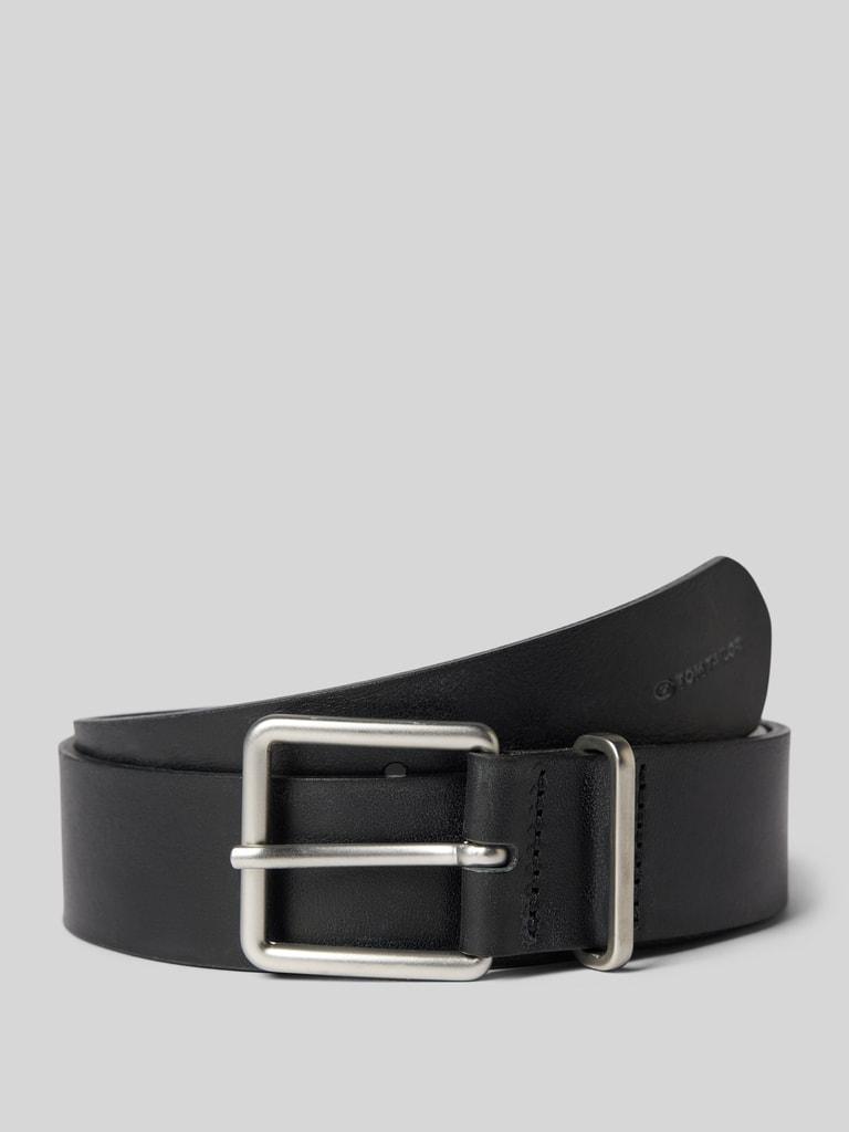 Tom Tailor Ledergürtel mit Dornschließe Modell 'REGGIE' (black) online ...