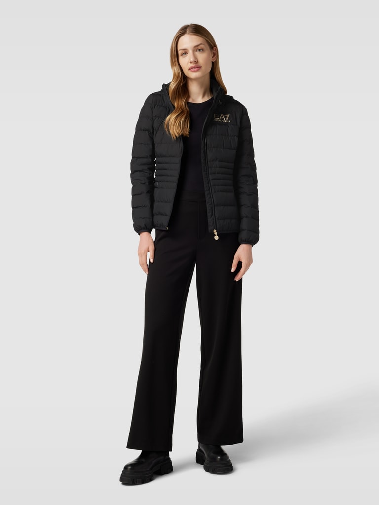 EA7 Emporio Armani Steppjacke mit Label-Print Modell 'GIUBBOTTO' (black ...