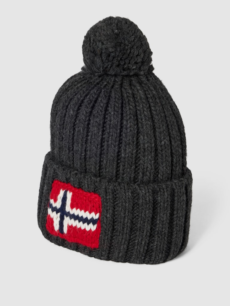 Kup online Napapijri Czapka wełniana z wyhaftowanym logo model ‘SEMIURY ...