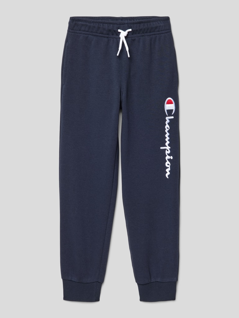 CHAMPION Sweatpants mit Logo-Stitching (marine) online kaufen