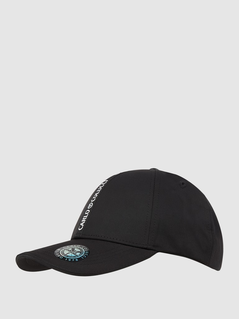 CARLO COLUCCI Cap mit Logo-Streifen (schwarz) online kaufen