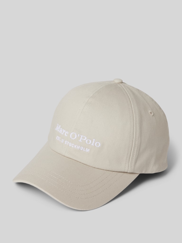 Marc O'Polo Basecap mit Label-Stitching (beige) online kaufen