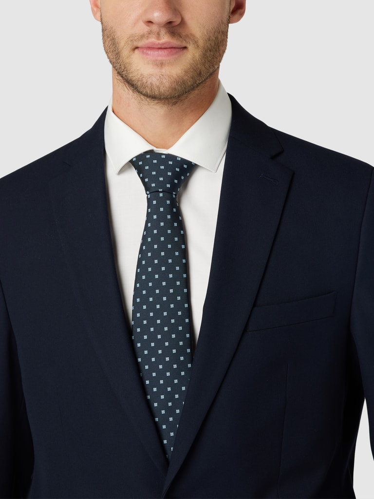 BOSS Krawatte mit Allover-Muster Modell 'TIE' (blau) online kaufen