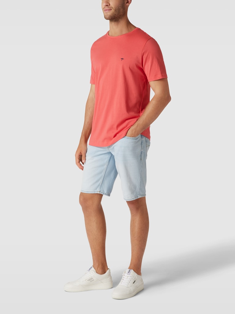 Fynch-Hatton T-Shirt mit Logo-Print (koralle) online kaufen