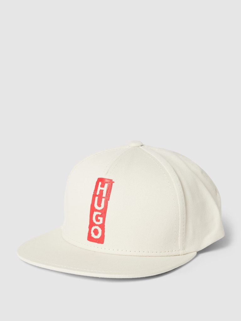 HUGO Cap mit Label-Print Modell 'Jad' (offwhite) online kaufen