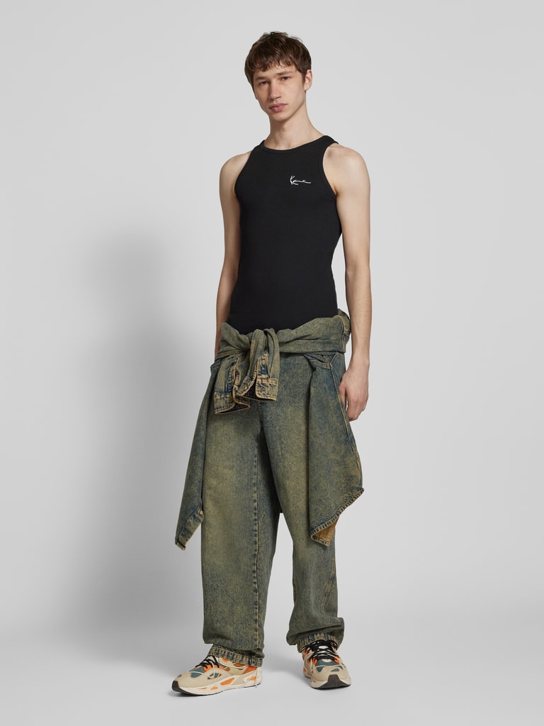 KARL KANI Tanktop mit Label-Stitching (black) online kaufen
