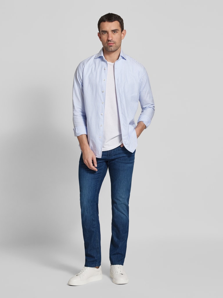 JOOP! Jeans Straight fit jeans in 5-pocketmodel, model 'Mitch' in blauw ...