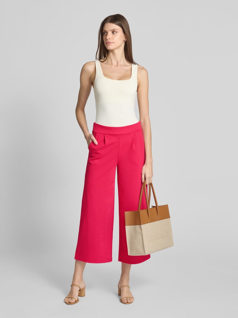 ICHI Culotte mit elastischem Bund Modell 'Kate' (pink) online kaufen