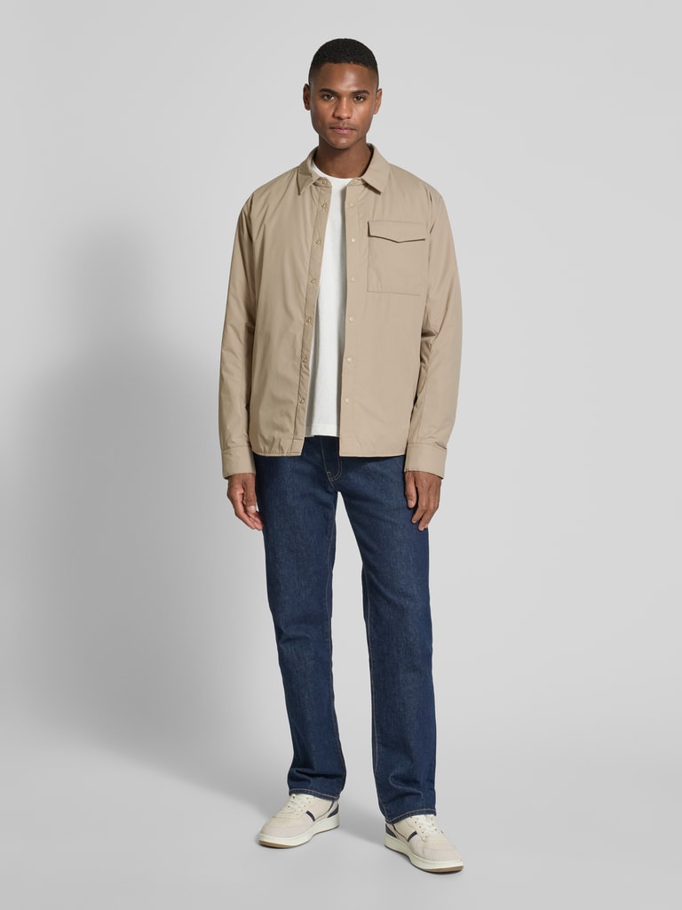 SCANDINAVIAN EDITION Jack met platte kraag in zand online kopen | P&C