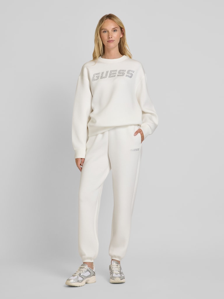 Guess Activewear Tapered Fit Sweatpants mit Label-Print Modell 'CECILIA ...