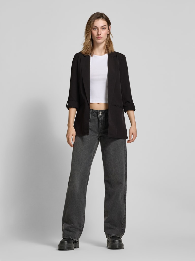 Kup online Only Długi żakiet o kroju relaxed fit z ozdobnym guzikiem z ...