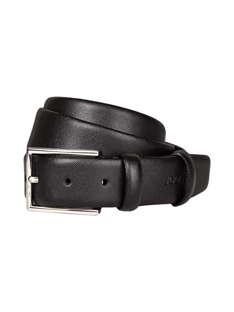 JOOP! Collection Ledergürtel mit feiner Strukturierung (black) online kaufen