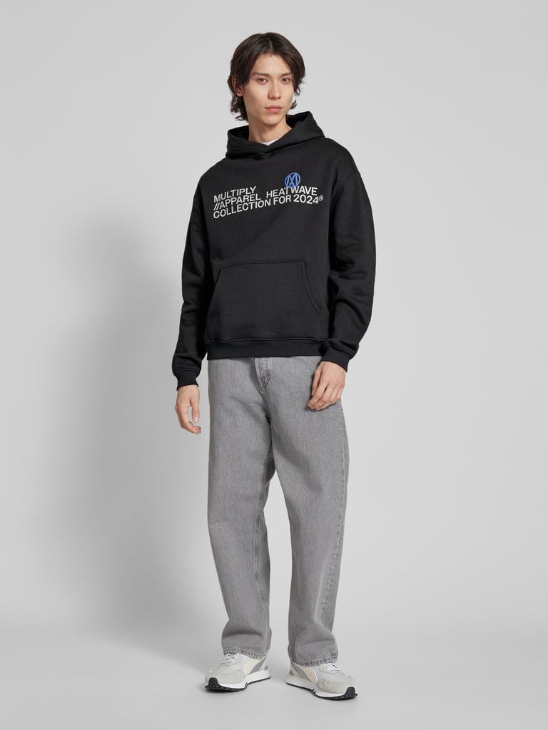 Multiply Apparel Oversized Hoodie mit Label-Print (black) online kaufen