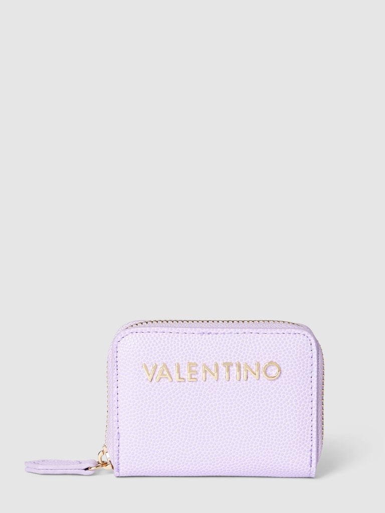 VALENTINO BAGS Portemonnaie mit Label-Detail Modell 'DIVINA' (flieder ...