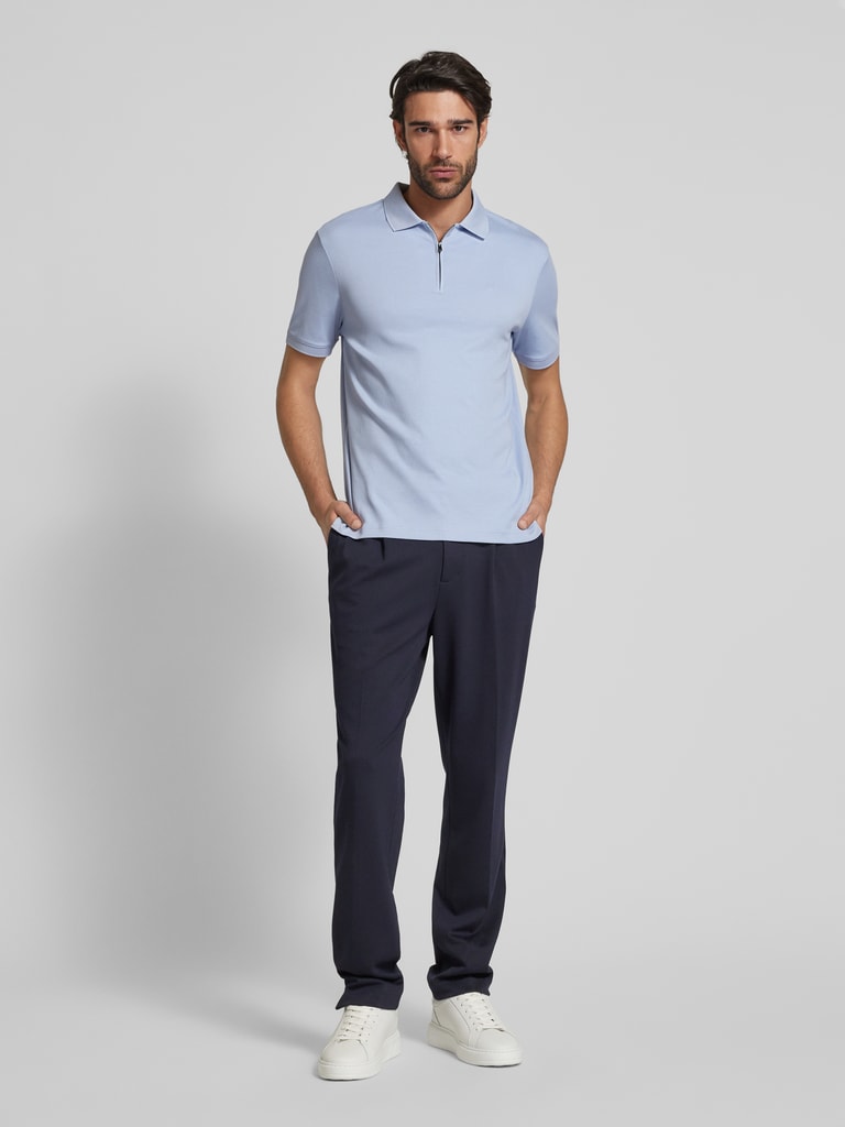 CK Calvin Klein Slim Fit Poloshirt mit Logo-Stitching Modell 'LIQUID ...