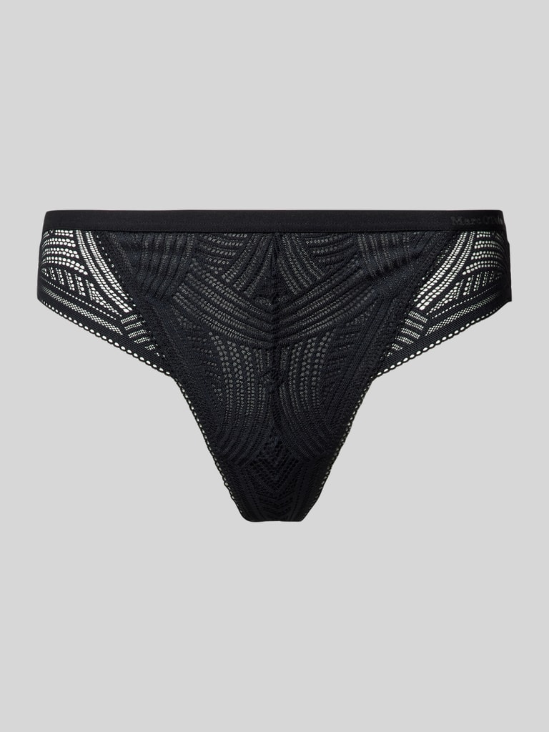 Kup online Marc O'Polo Stringi z koronki (czarny)