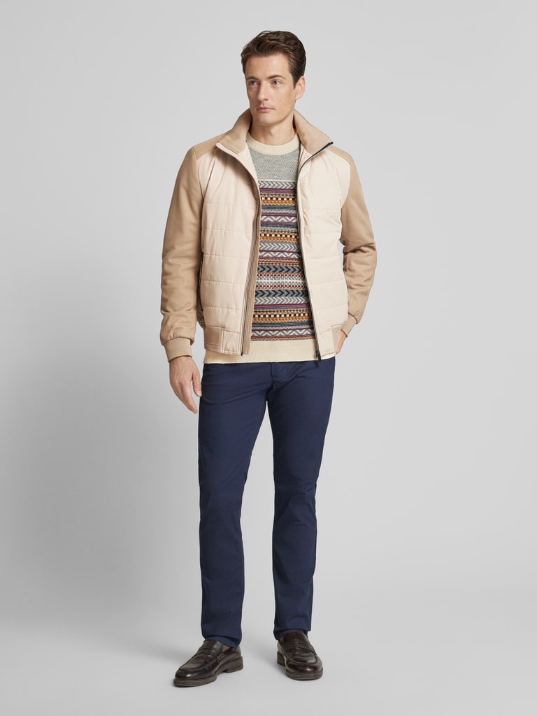 Christian Berg Men Steppjacke mit Stehkragen (beige) online kaufen