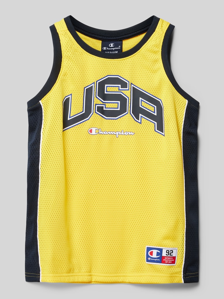 CHAMPION Tanktop mit Motiv-Print (gelb) online kaufen