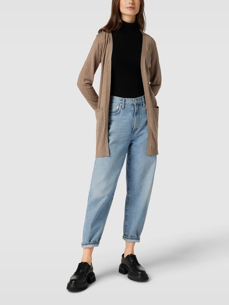 Object Cardigan mit offenem Design Modell 'Thess' (taupe) online kaufen