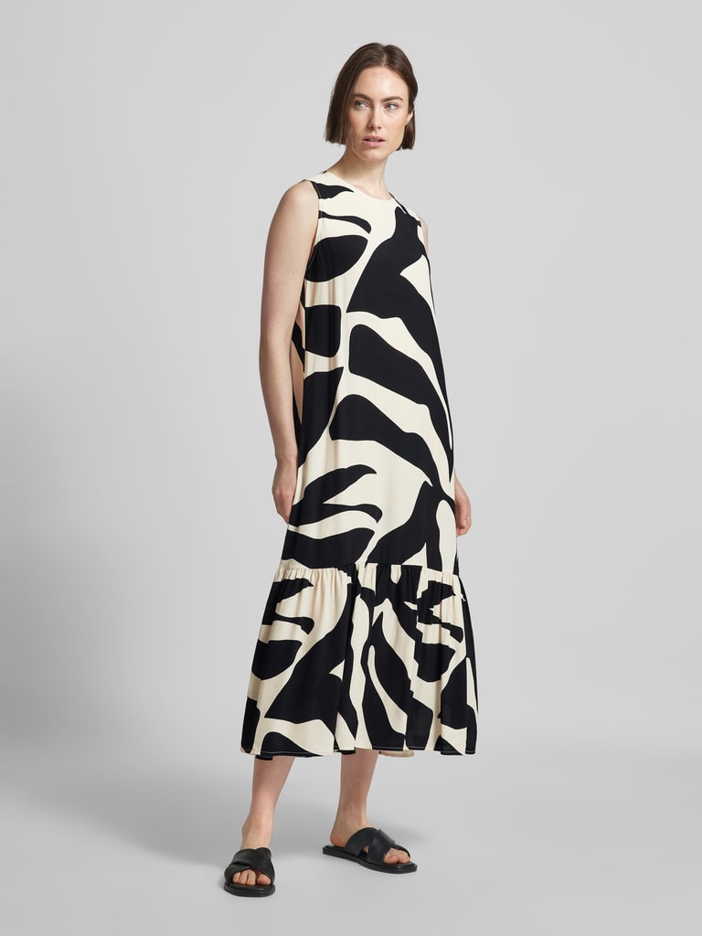 someday. Midi-jurk met ronde hals, model 'Quolly' in zwart online kopen ...