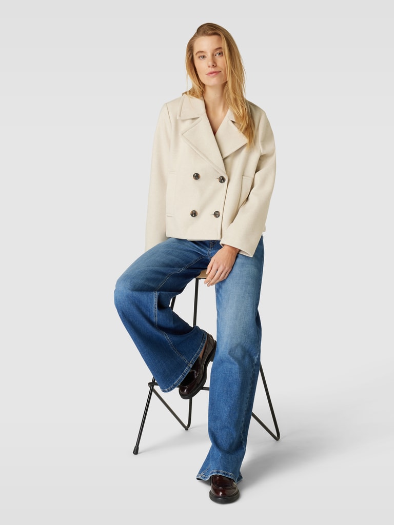 Vero Moda Jack met reverskraag, model 'VINCEMIA' in beige online kopen ...