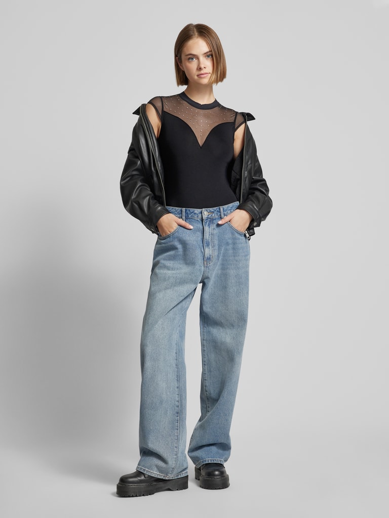 Pieces Body met strass-steentjes, model 'RITA' in zwart online kopen | P&C