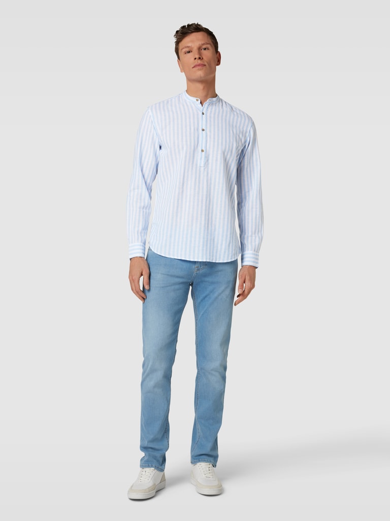 Jack And Jones Premium Slim Fit Freizeithemd Mit Stehkragen Modell
