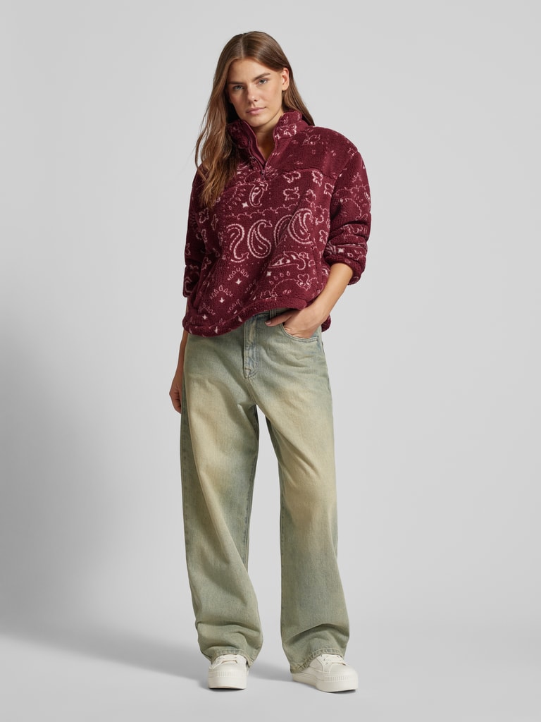 Levi's® Sweatshirt mit Troyer-Kragen Modell 'CANYON' (bordeaux) online ...