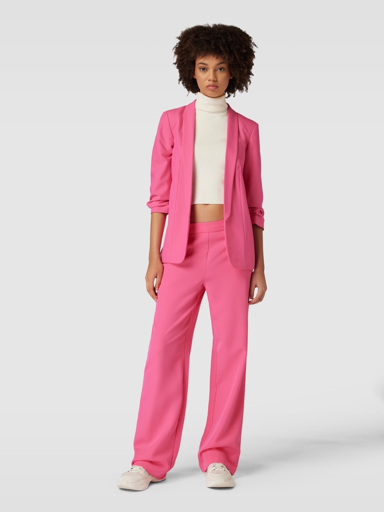 Pieces Stoffhose mit elastischem Bund Modell 'BOSSY' (pink) online kaufen