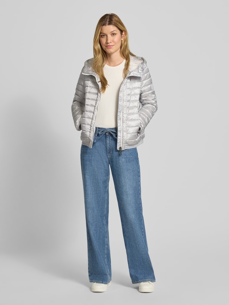 Marc Cain Regular Fit Steppjacke mit Daunen-Feder-Füllung (silber ...