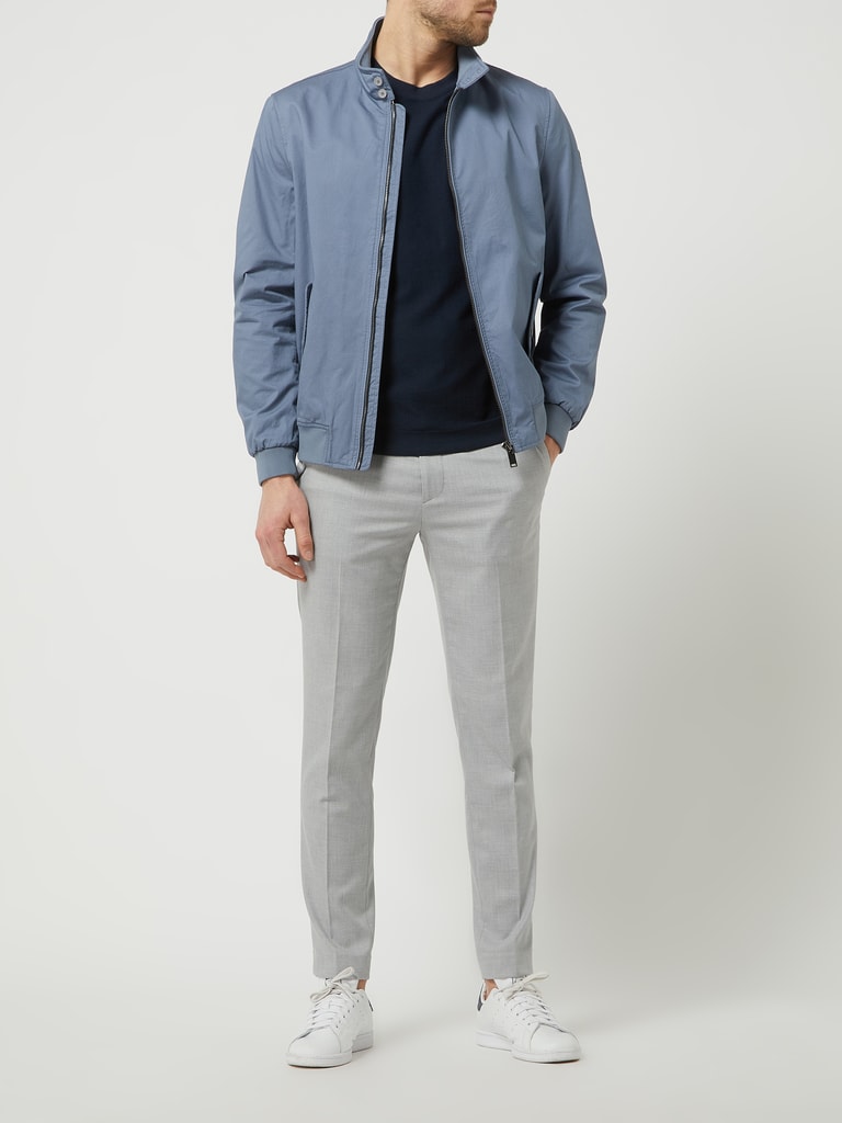 MCNEAL Blouson van katoen, model 'Okaido' in rookblauw online kopen | P&C