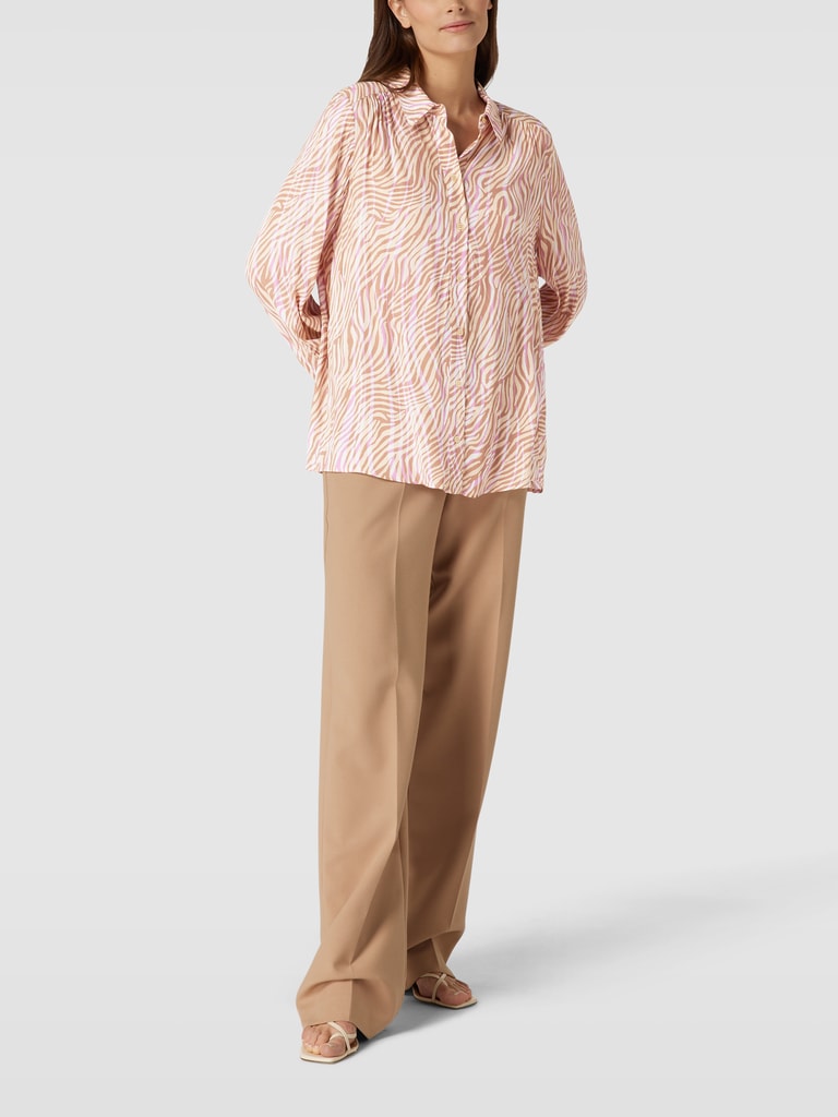 Cinque Bluse mit Allover-Muster Modell 'TILLY' (sand) online kaufen