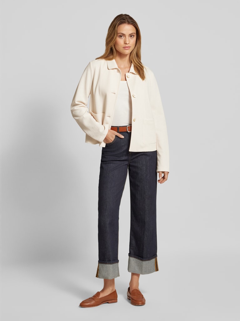 WHITE LABEL Jack met platte kraag in offwhite online kopen | P&C