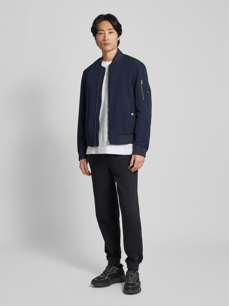 BOSS Jack met ritszak, model 'Comber' in marineblauw online kopen | P&C