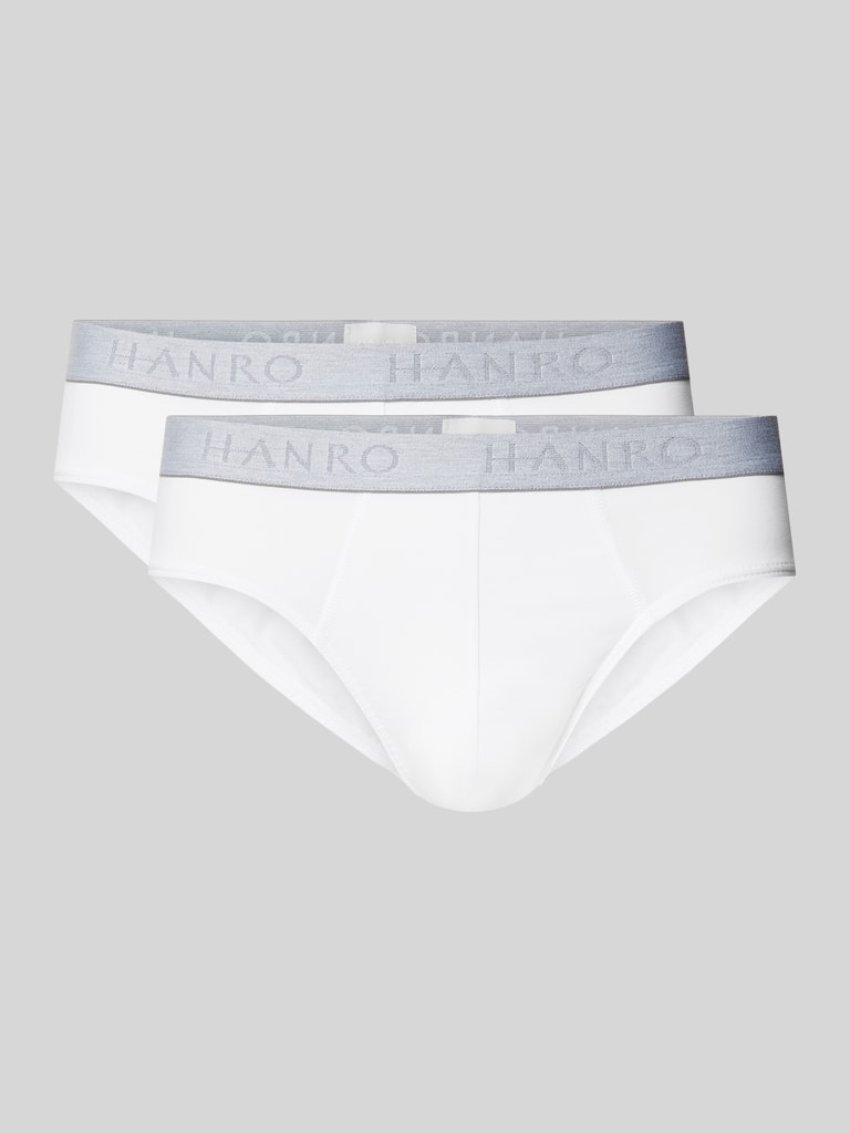 Hanro Slip mit Label-Details im 2er-Pack (weiss) online kaufen