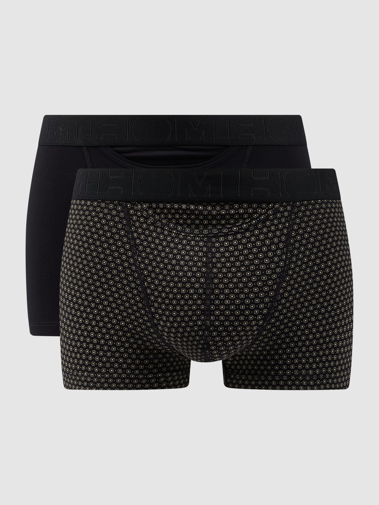 HOM Trunks mit Stretch-Anteil im 2er-Pack Modell 'Gauthier' (black ...