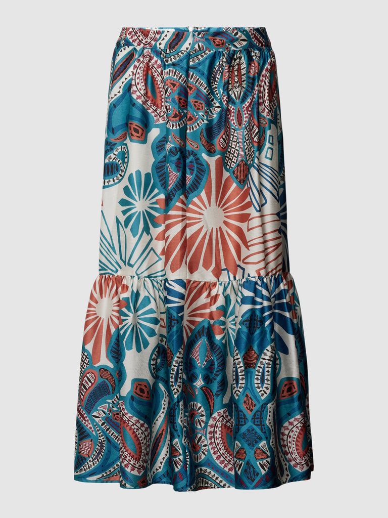 Bash Midirok met elastische band, model 'JANEL' in oceaanblauw online ...