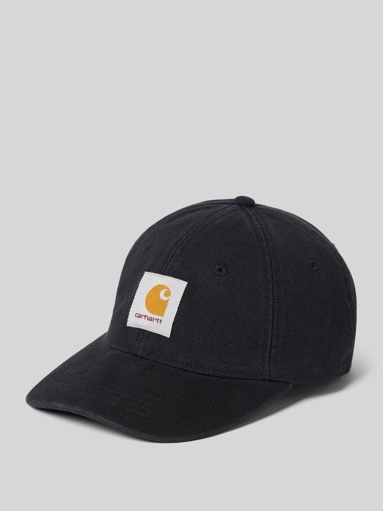 Carhartt Work In Progress Cap mit Label-Detail (black) online kaufen