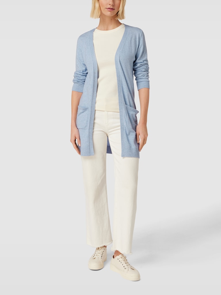 Object Cardigan mit offenem Design Modell 'Thess' (hellblau) online kaufen