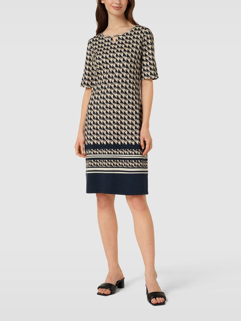 Betty Barclay Knielanges Kleid mit Allover-Muster (marine) online kaufen