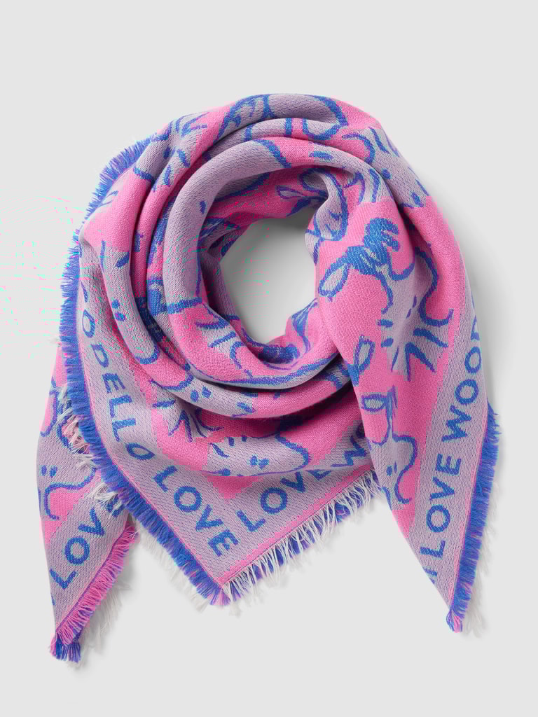 Codello Schal mit Label-Print (pink) online kaufen