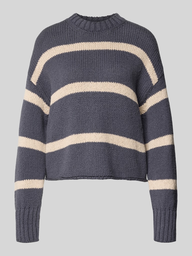 Marc O'Polo Regular Fit Strickpullover aus Baumwoll-Mix (dunkelblau ...