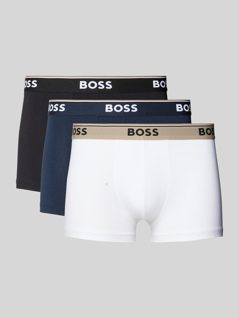 BOSS Trunks mit elastischem Logo-Bund im 3er-Pack (oliv) online kaufen