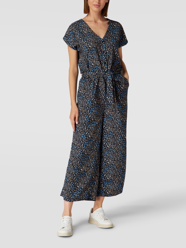 Kaffe Jumpsuit mit Allover-Muster Modell 'KAilona' (marine) online kaufen