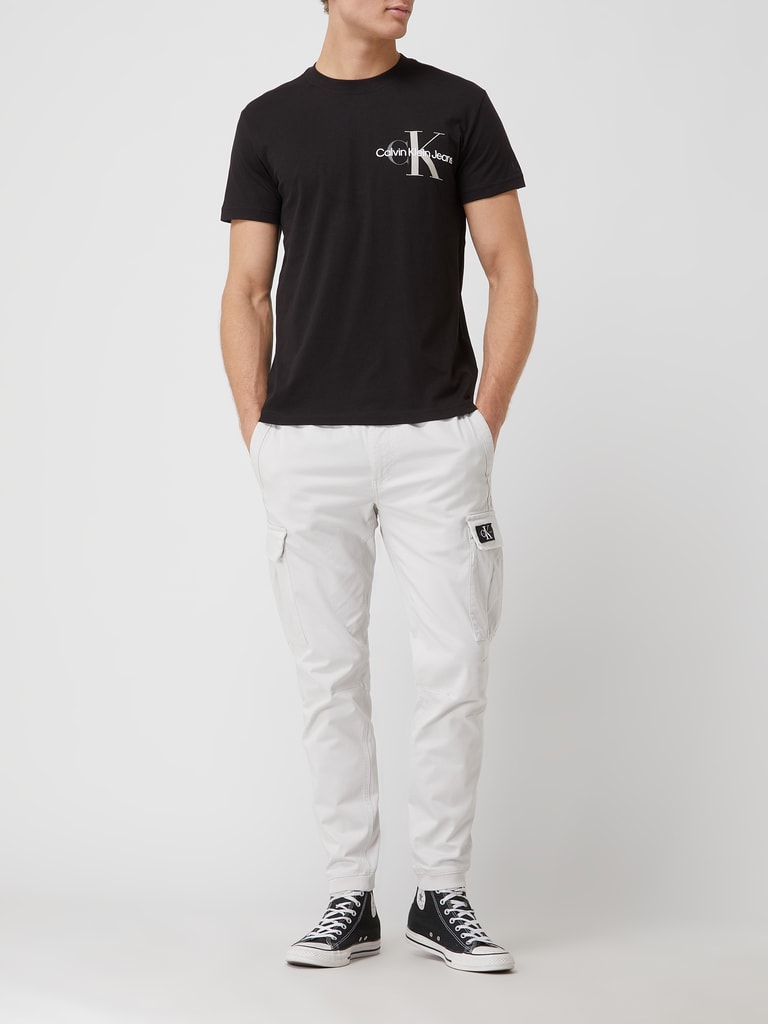 Calvin Klein Jeans Cargohose Mit Stretch Anteil Beige Online Kaufen