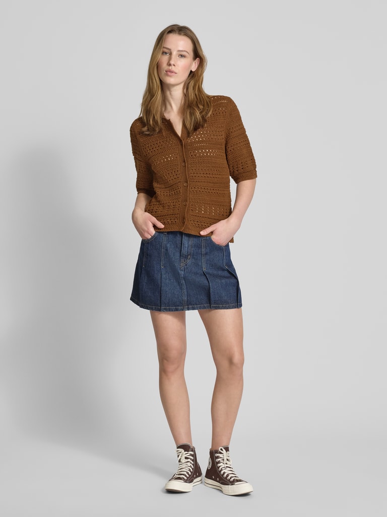 Kup online Marc O'Polo Denim Sweter z dzianiny z ażurowym wzorem ...