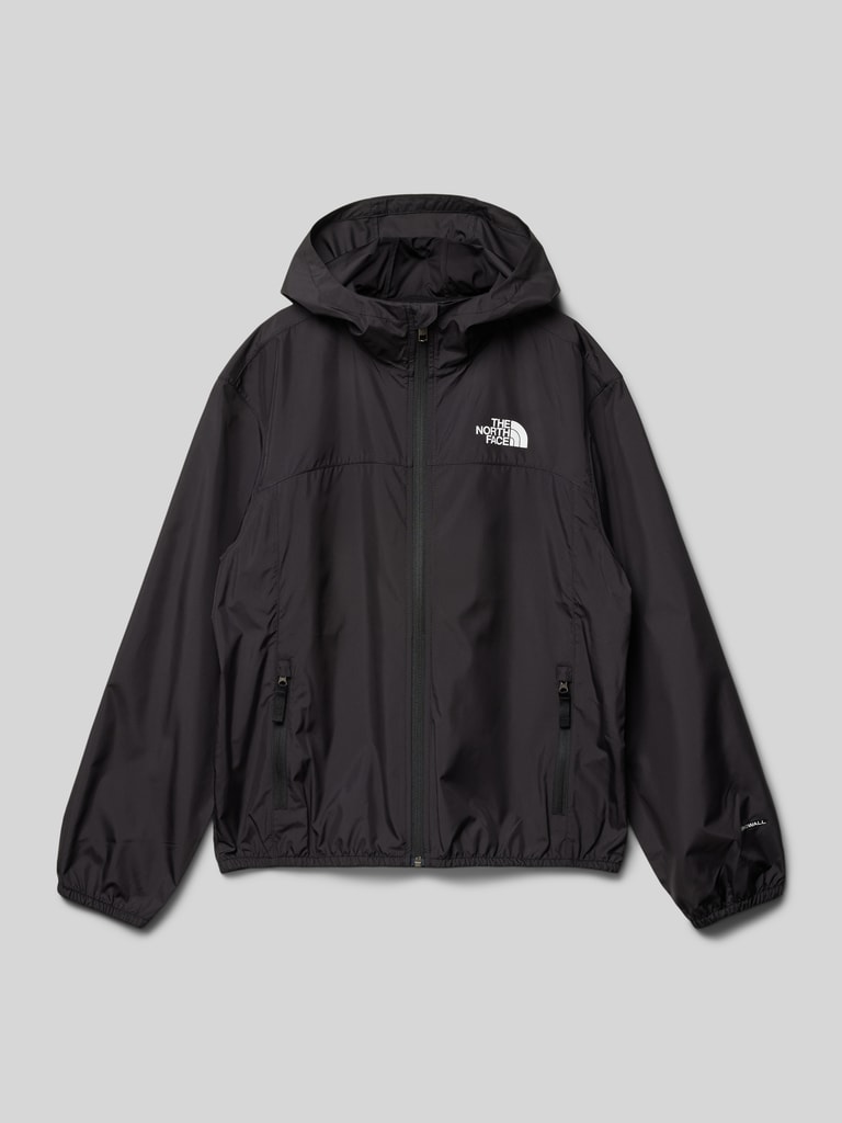 The North Face Windbreaker mit seitlichen Reißverschlusstaschen (black ...